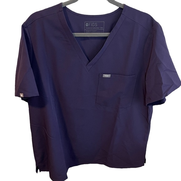 Figs | Tops | Figs Catarina One Pocket Scrub Top Purple Shadow Size Xxl ...